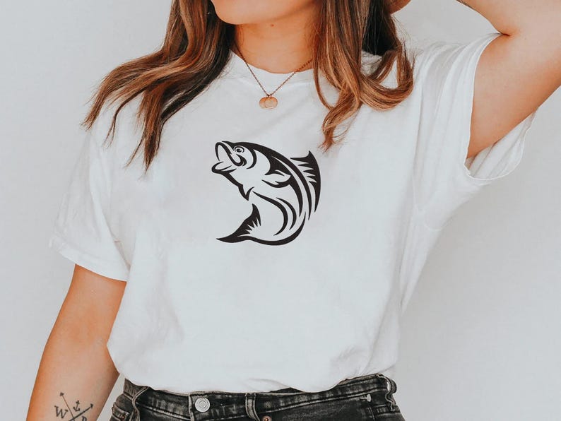 Bass Fish Embroidery Design, Bass Fish Outline Embroidery, Sea Animals ...