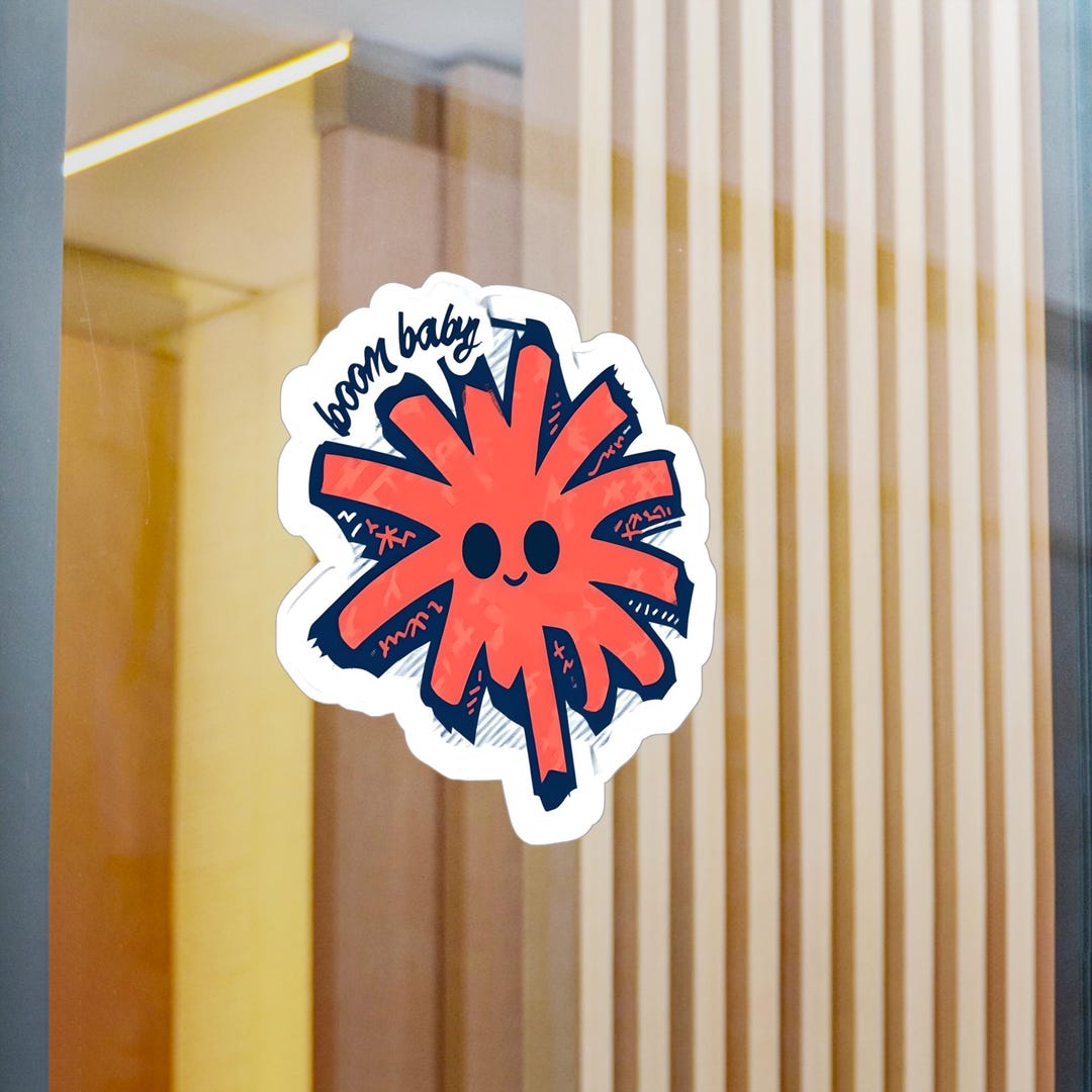 Boom Baby Firework Playful Kiss-cut Vinyl Decals for Personalizing ...