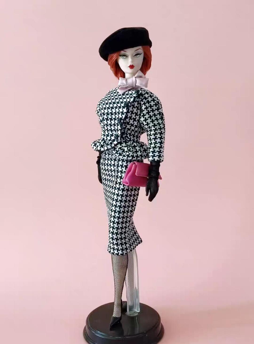 Artist Houndstooth Set for Fashion Dolls - Etsy