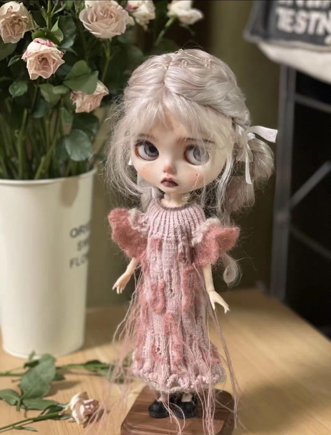 1/6 Scale Miniature Crochet Dress, Fashion Doll Clothes - Etsy