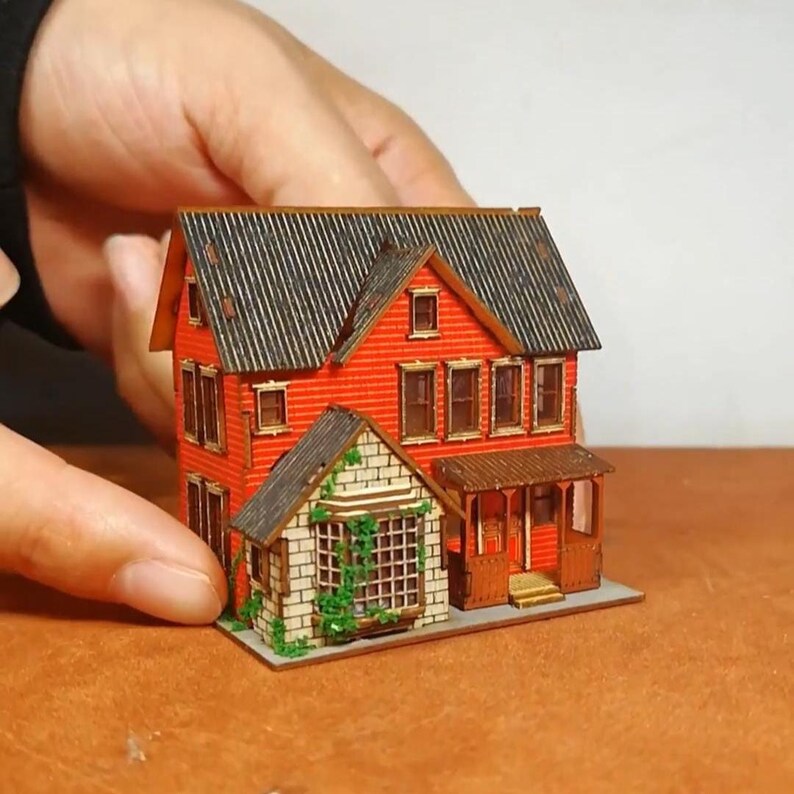 1/144 Scale Miniature Dollhouse for Dollhouse Display/nursary Toys ...