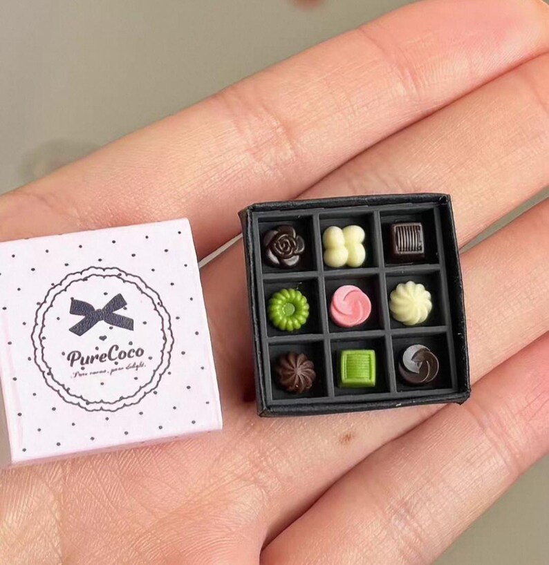 1/6 Scale Miniature Chocolate Gift Set/food/bakery/dessert/snacks - Etsy