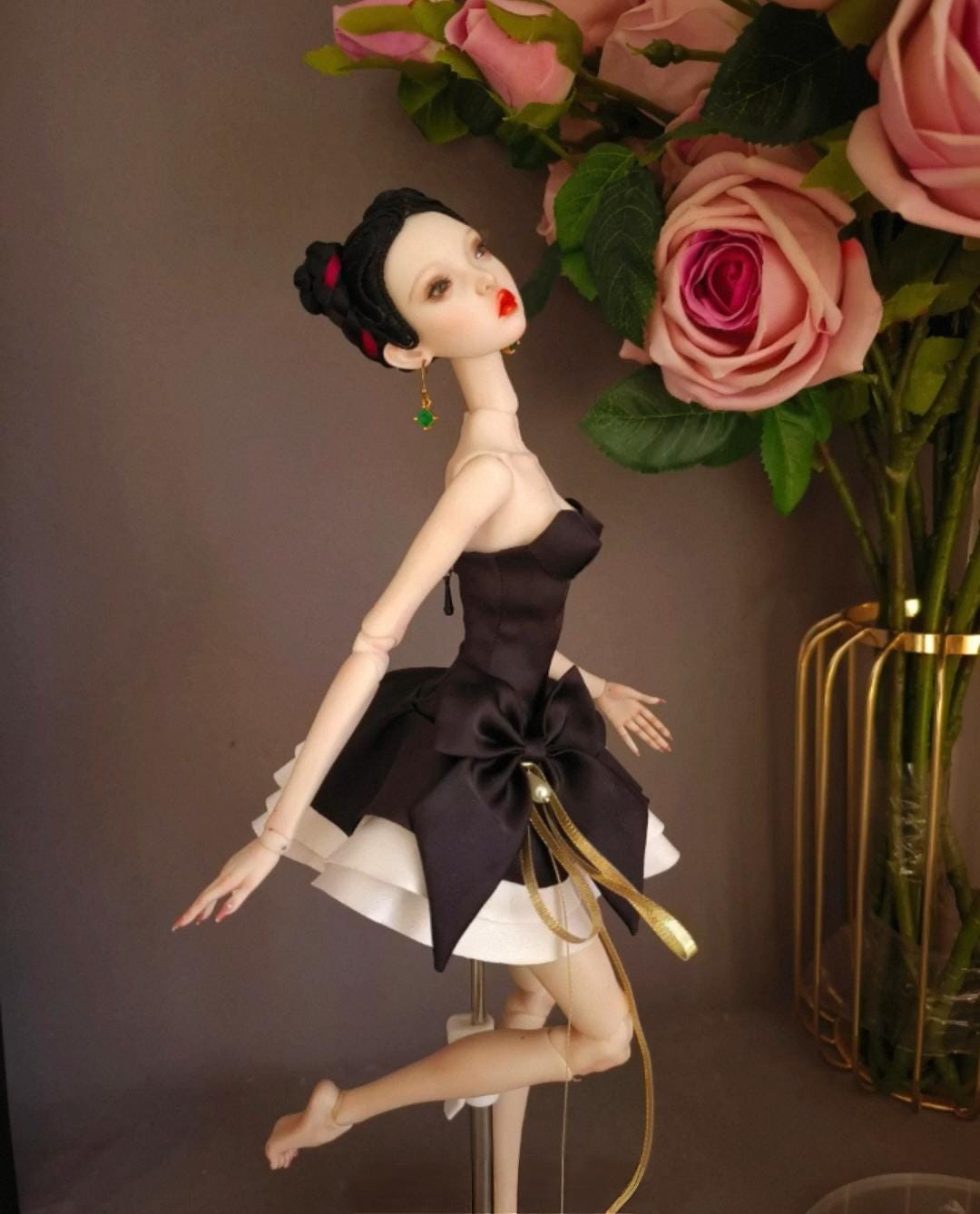 Artist Silk Dress for BJD Popovy Sister - Etsy