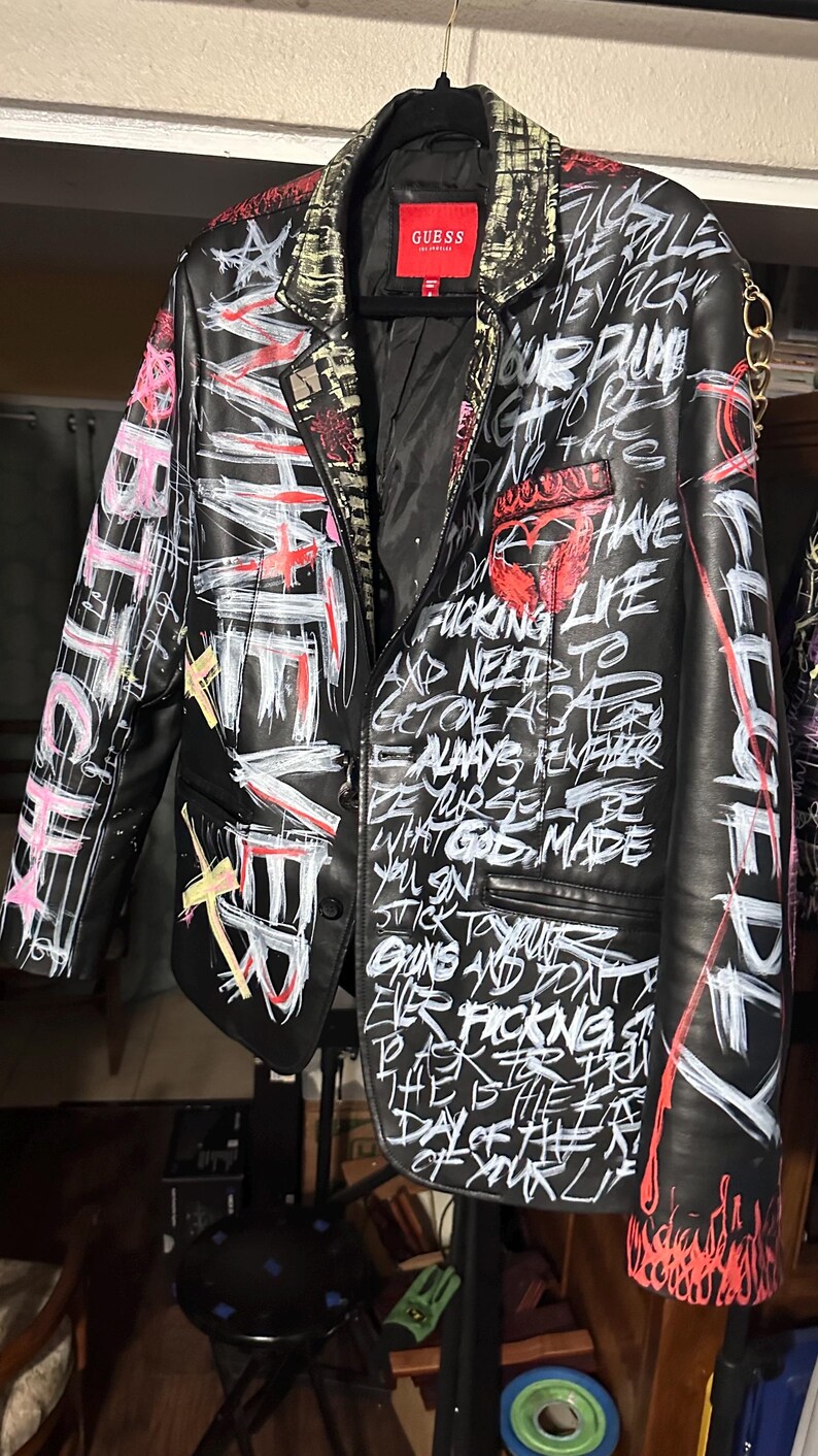 Not Famous Guess Jacket Medium - Designed by Lukas Rossi - Etsy