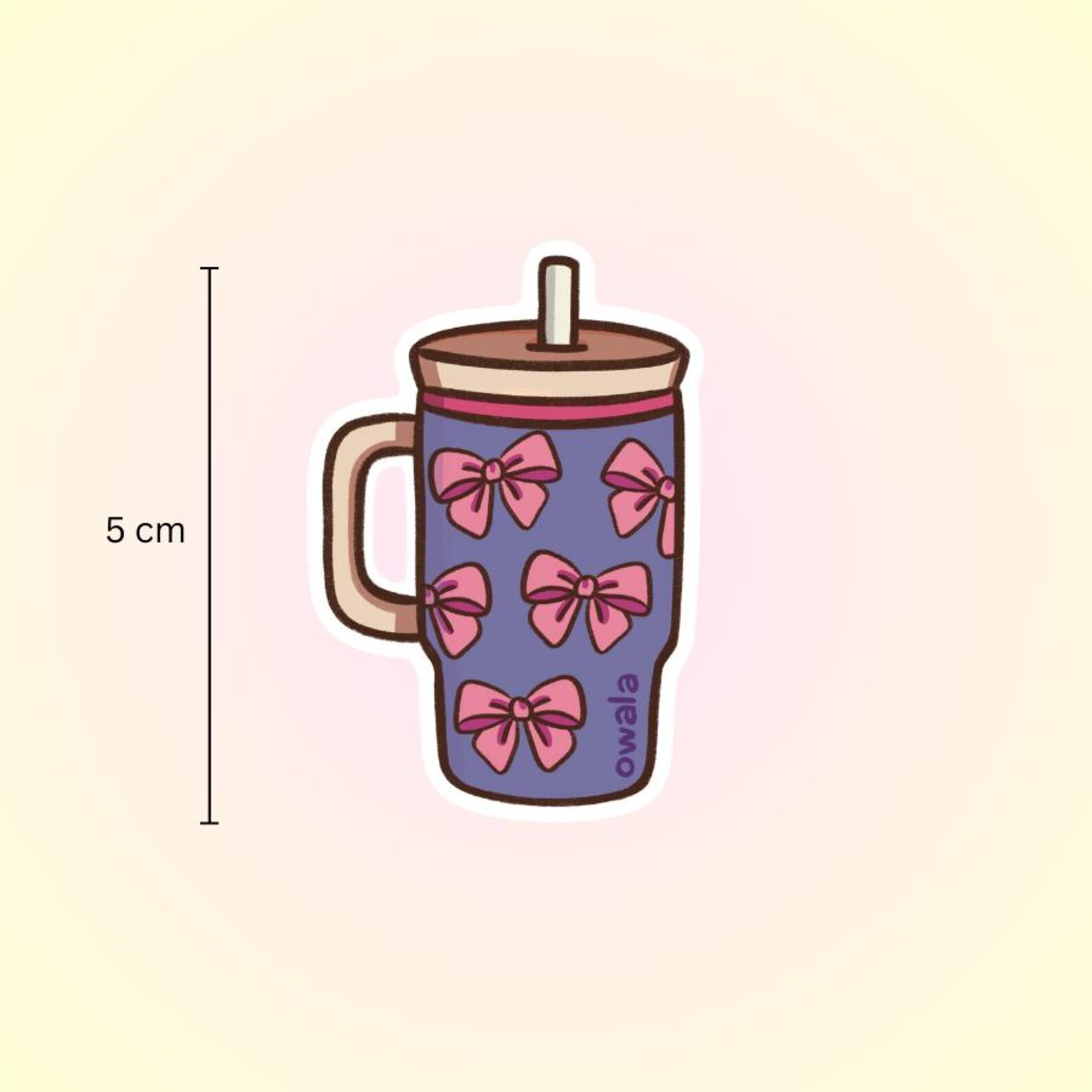 Purple Owala Tumbler Sticker - Etsy