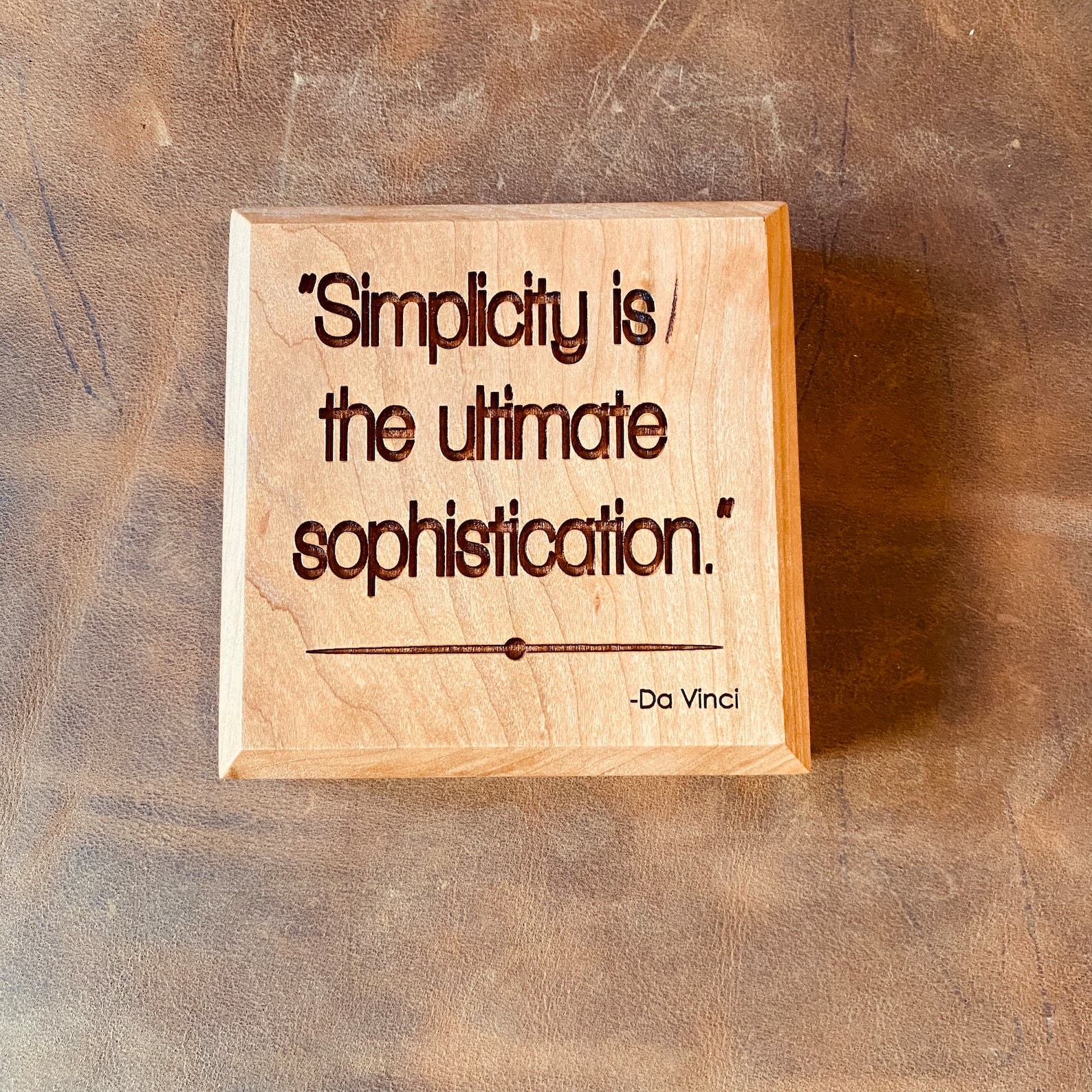 Simplicity is the Ultimate Sophistication Quote by Da Vinci - Etsy
