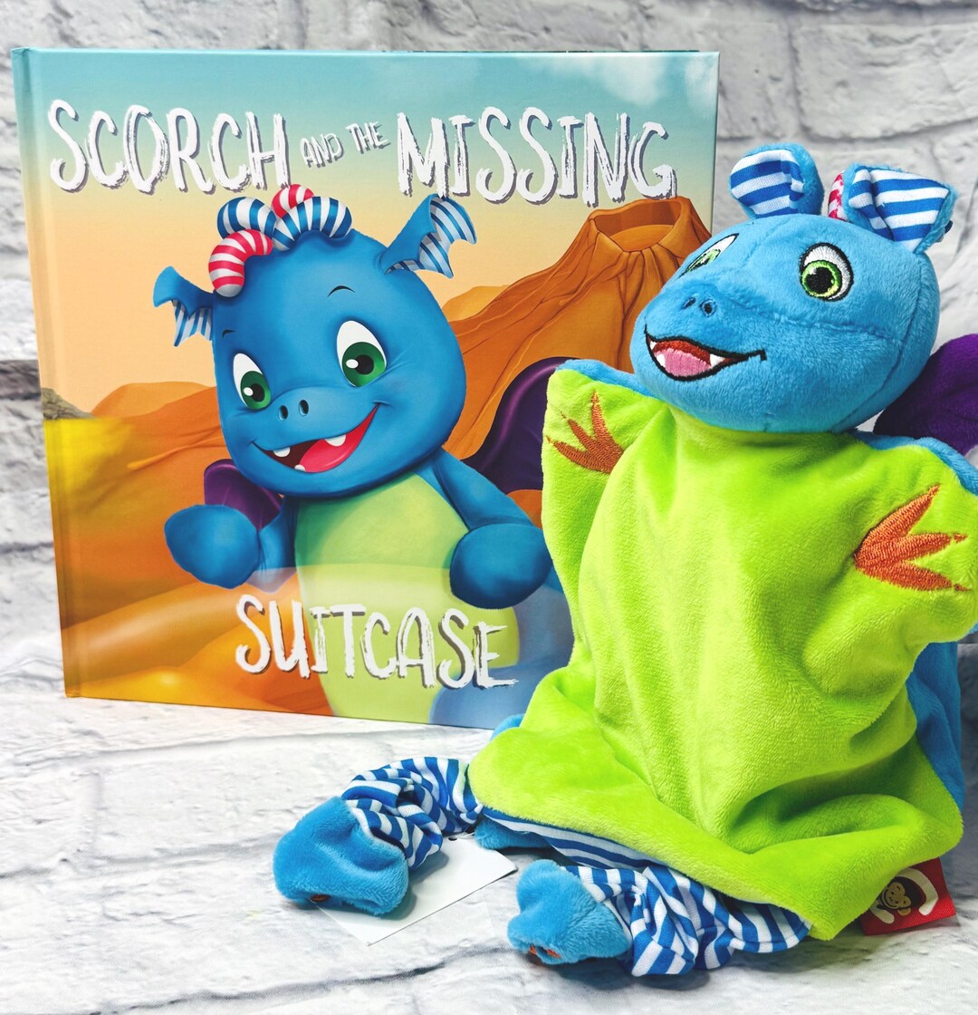 Scorch the Dragon Hand Puppet and Story Book Set / Scorch and the ...