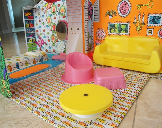 Vintage World of Barbie House 1966 Dream House - Etsy