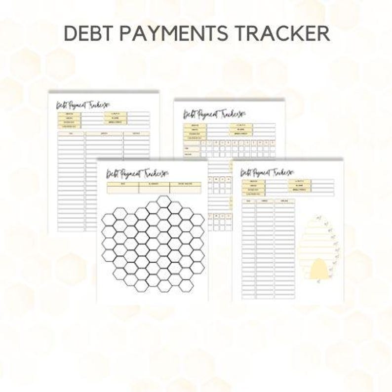 Printable Monthly Budget Planner: Bill Tracker, Savings & Debt (PDF ...