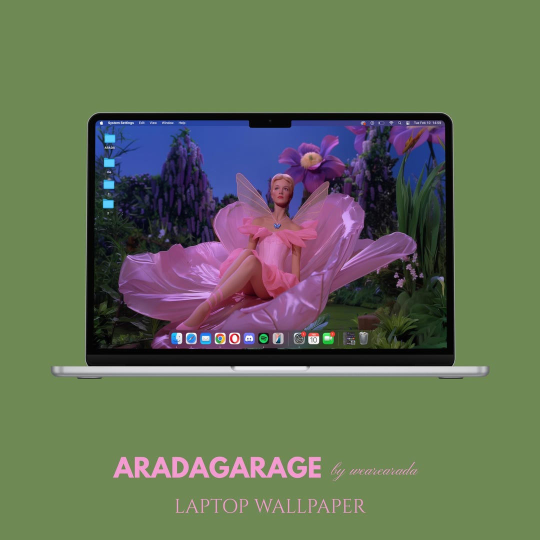 Fairycore Laptop Wallpaper – Cinematic Desktop Background (digital ...