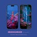Mermaid Phone Wallpaper Duo – Coral Reef Lock Screen (digital Download ...