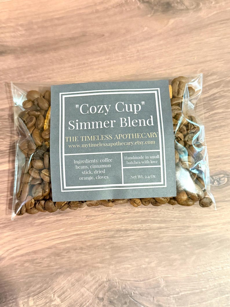 Coffee Bean Simmer Pot, Cozy Kitchen Simmer Pot Blend, Coffee Bean ...