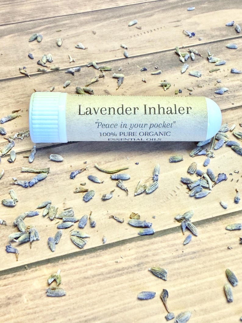 Organic Lavender Aromatherapy Inhaler | Essential Oil Nasal Inhaler ...