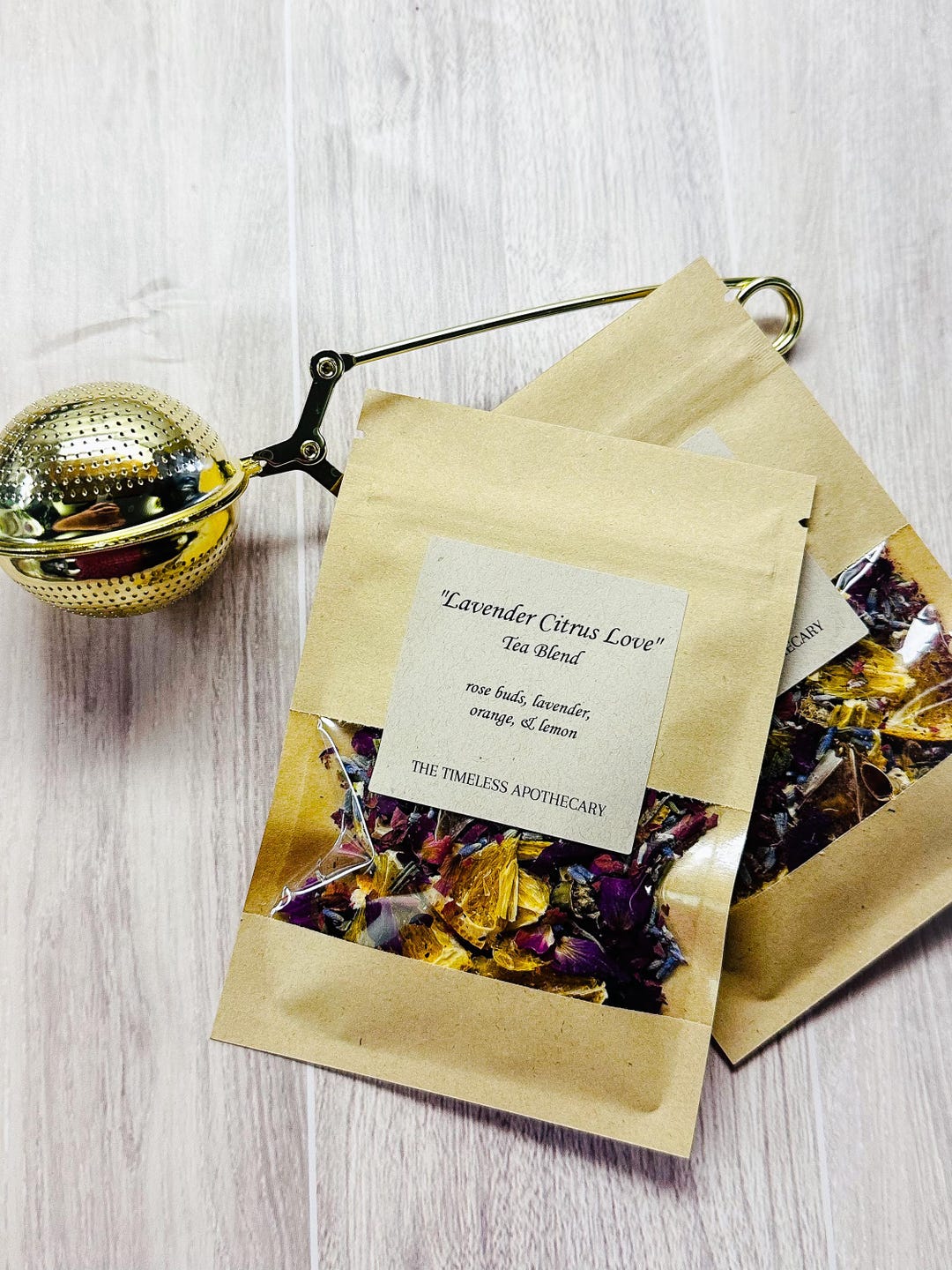 Lavender Rose Herbal Tea Blend: Calming Loose Leaf Tea for Relaxation ...