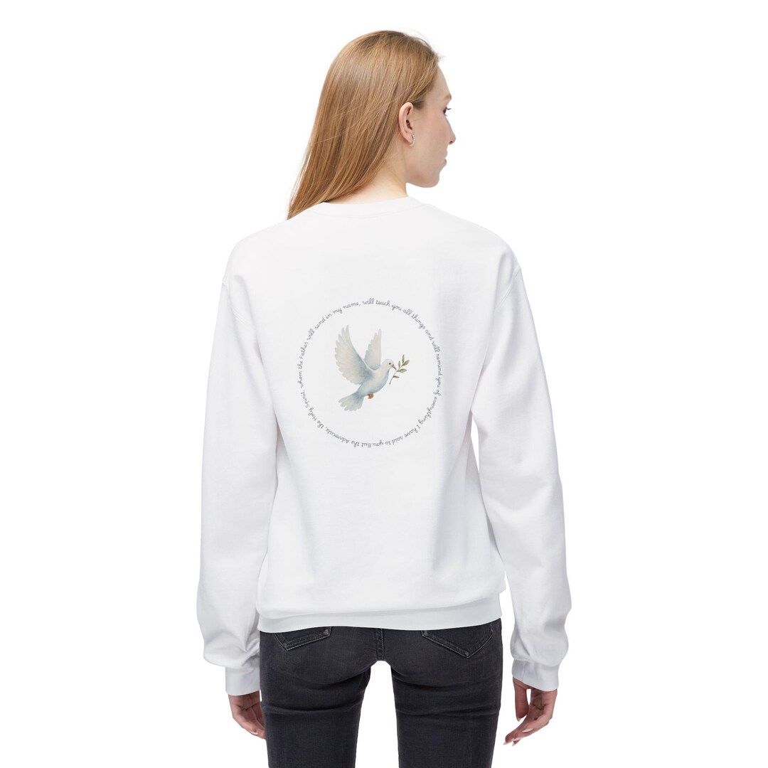 Shalom! Holy Spirit Sweatshirt | John 14:26 - Etsy