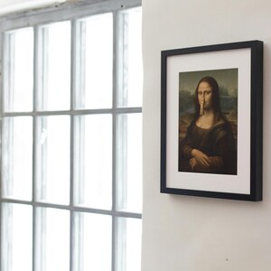 Funny Mona Lisa Parody Printable, Clothespin Meme Wall Art, Viral ...