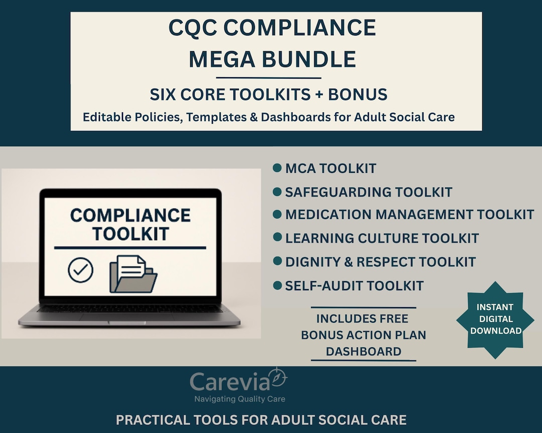 CQC Compliance Mega Bundle | Editable Policies & Templates for Adult ...