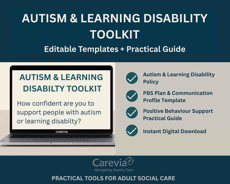 Autism & Learning Disability Toolkit (editable Templates + Practical ...