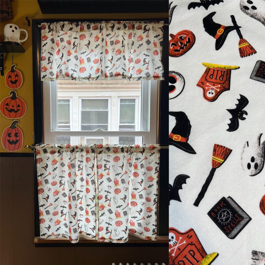 RIP Tombstones Ghosts Witch Hats Pumpkins Bats Halloween Pocket Rod ...