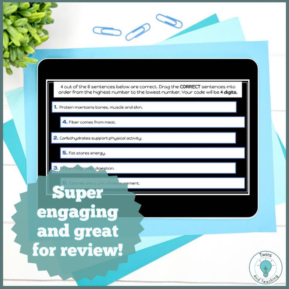 Digital Escape Room Nutrition Activity - Teen Life Skills Food Label ...