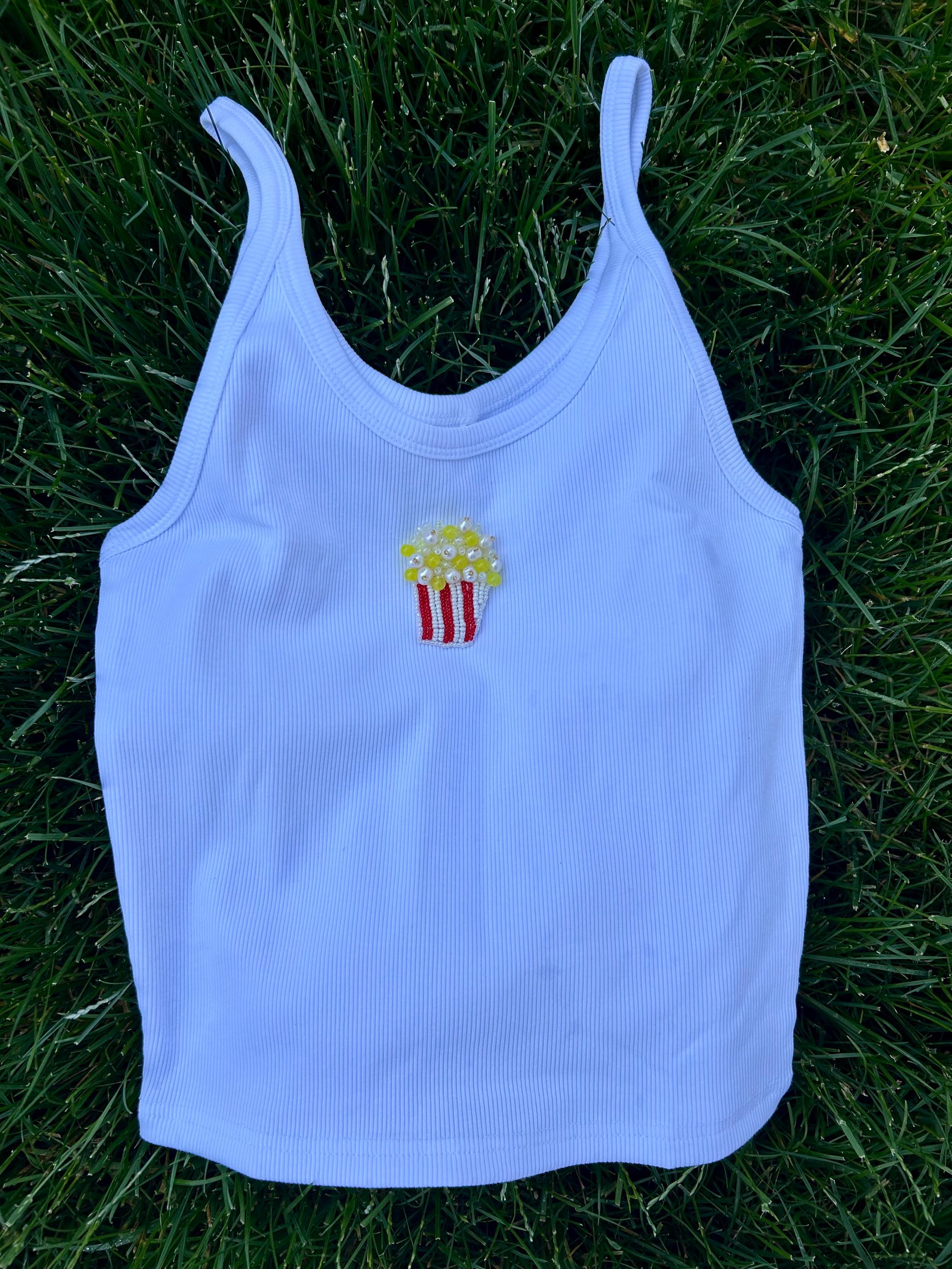 Hand Beaded Embroidery Tank Top - Etsy