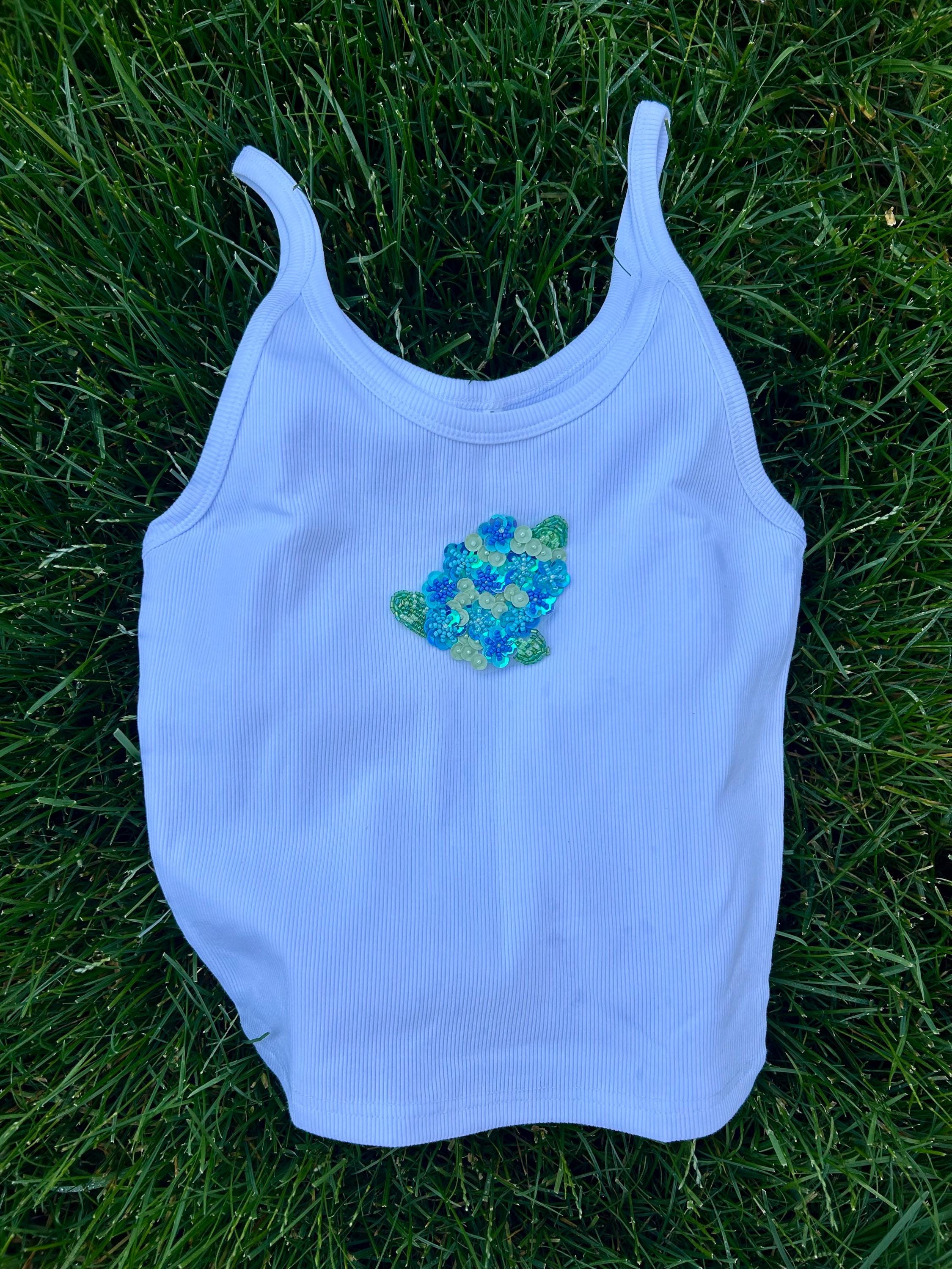 Hand Beaded Embroidery Tank Top - Etsy