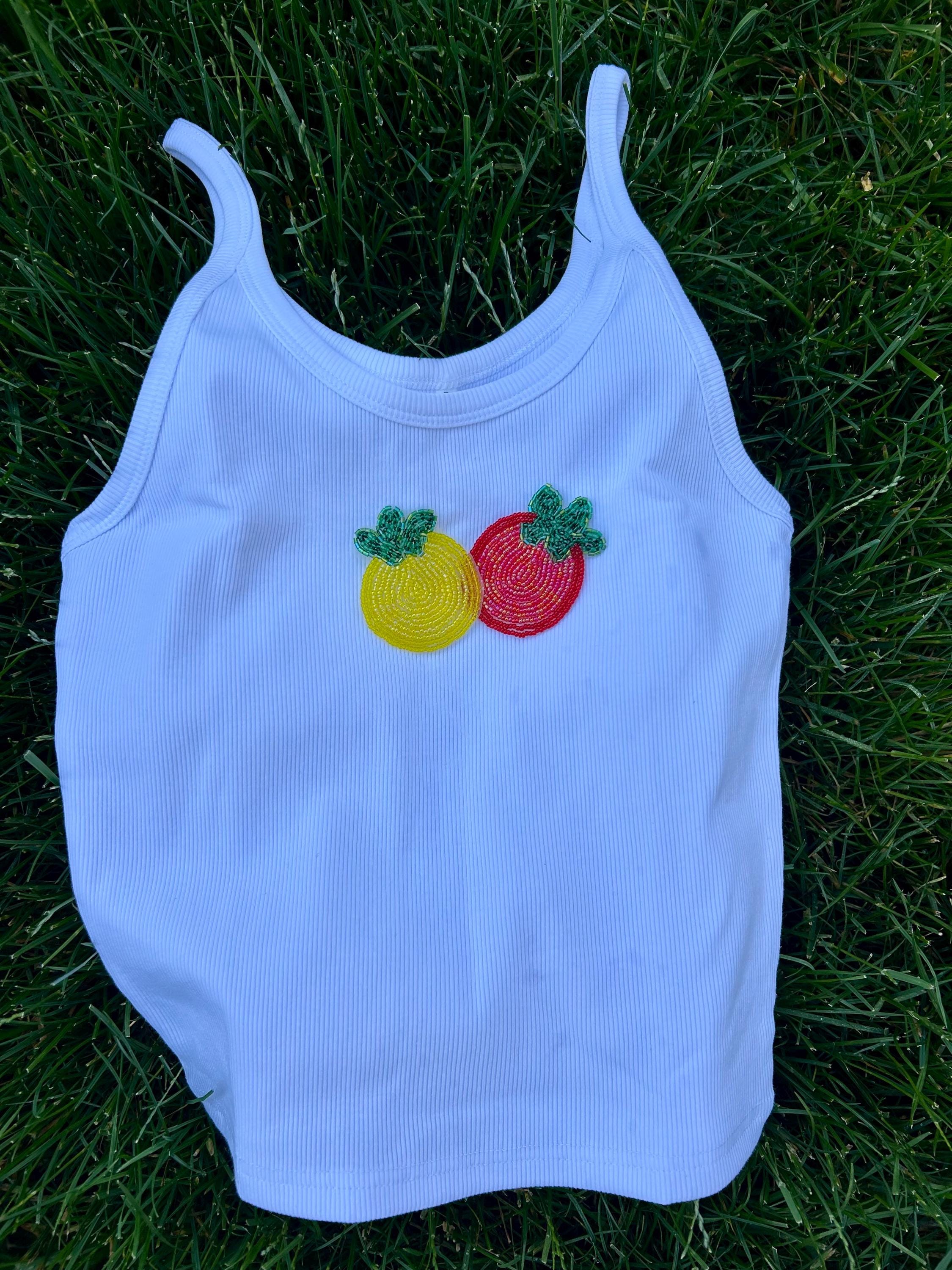 Hand Beaded Embroidery Tank Top - Etsy