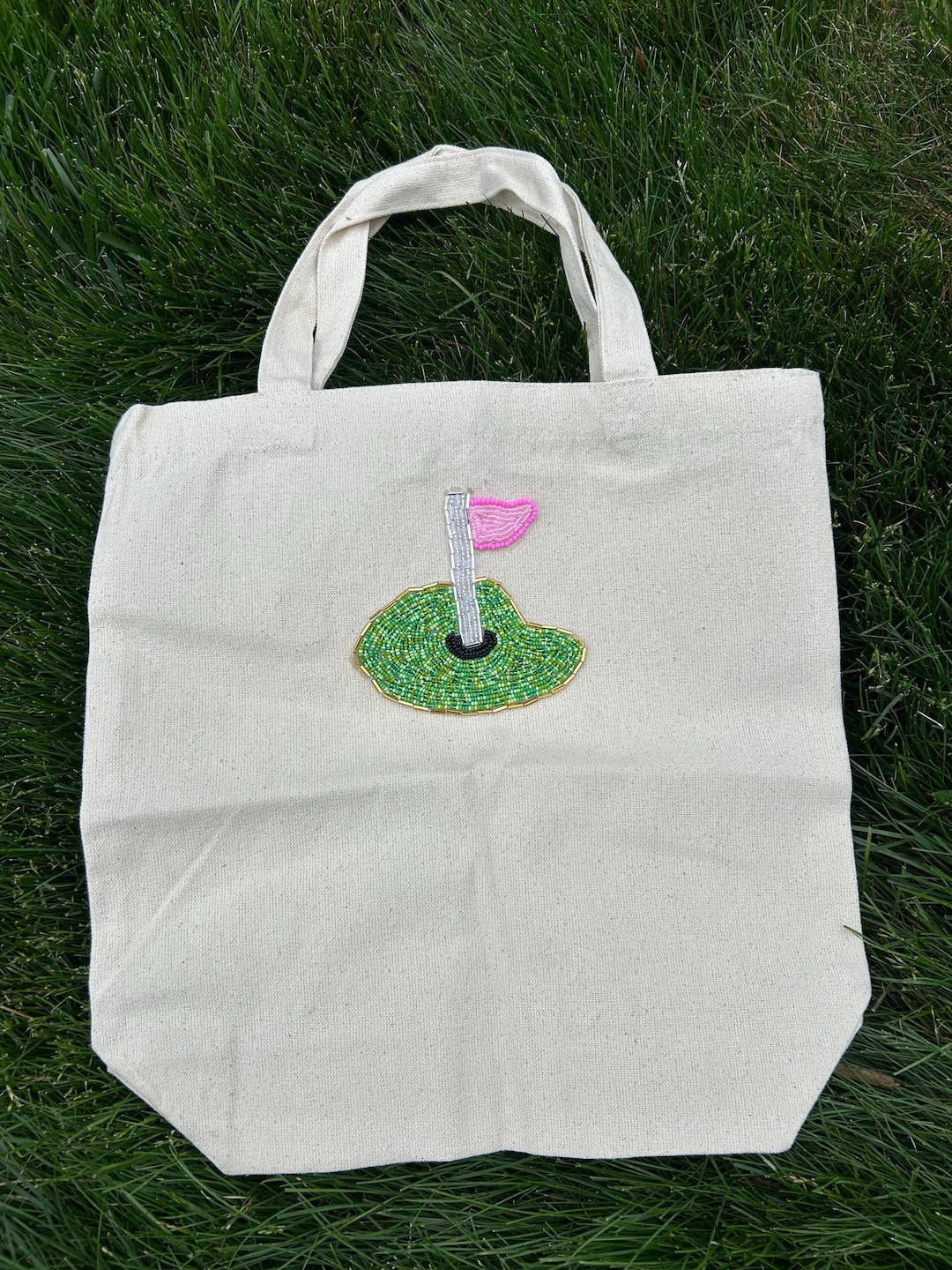 Hand Beaded Embroidery Golf Bag - Etsy