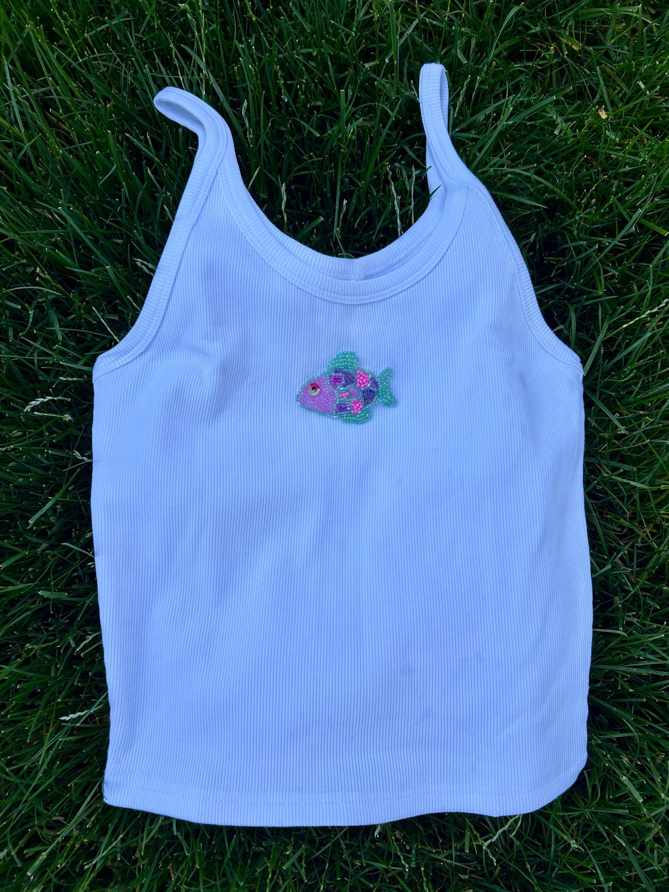 Hand Beaded Embroidery Tank Top - Etsy