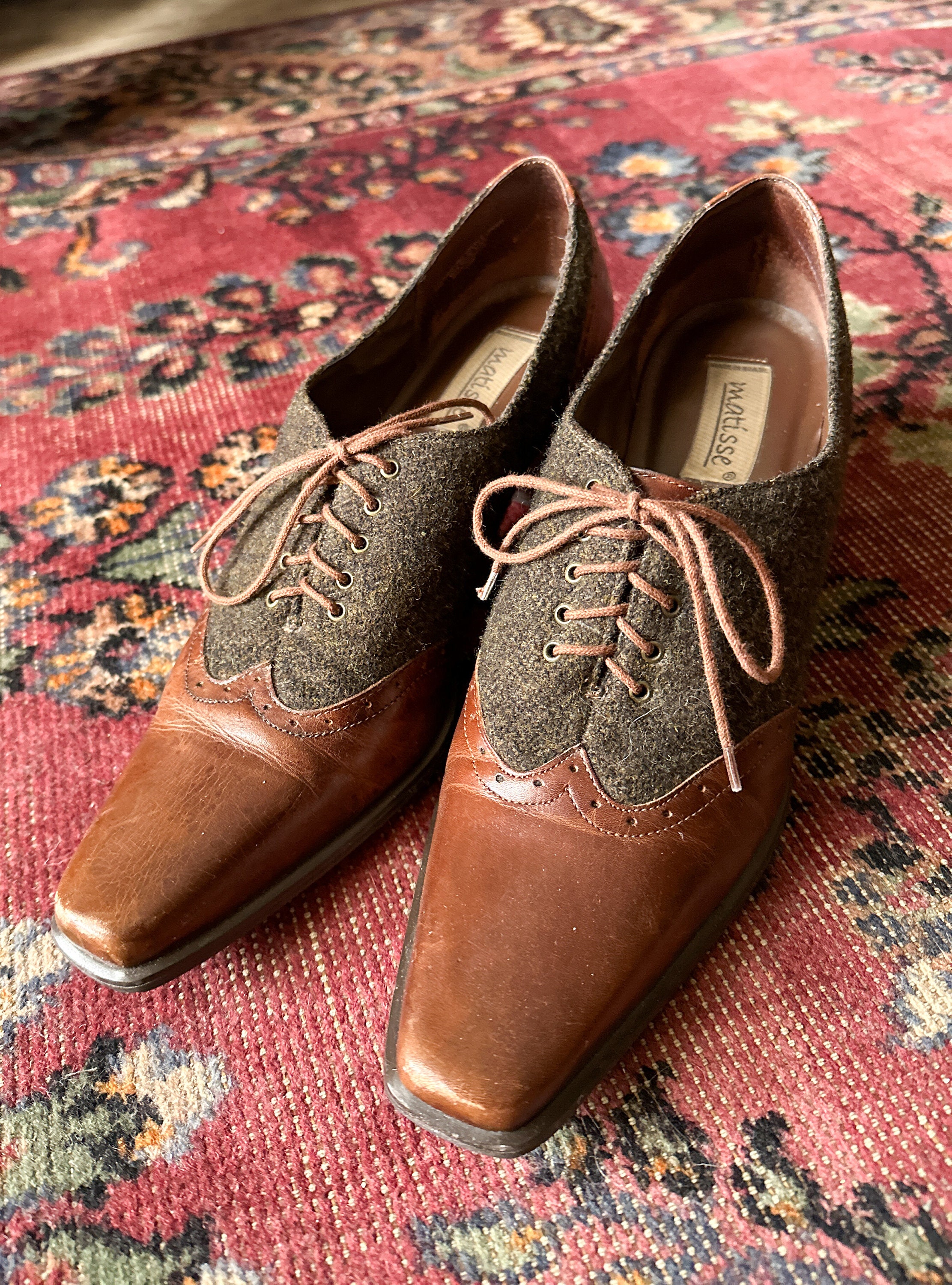 Reproduction Edwardian Shoes Wingtip Heels Size 10 - Etsy