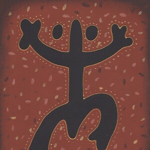 Atabey Taino Goddess Original Painting Taino Symbol of Puerto - Etsy Canada