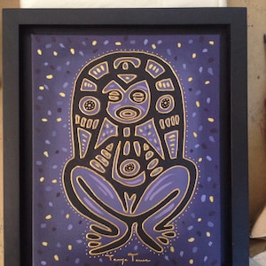 Atabey Taino Goddess Original Painting Taino Symbol of Puerto Rico ...