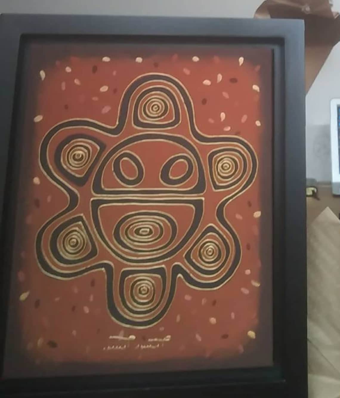 Taino Sun Sol De Jayuya Taino Symbol Original Painting Puerto Rican Art ...
