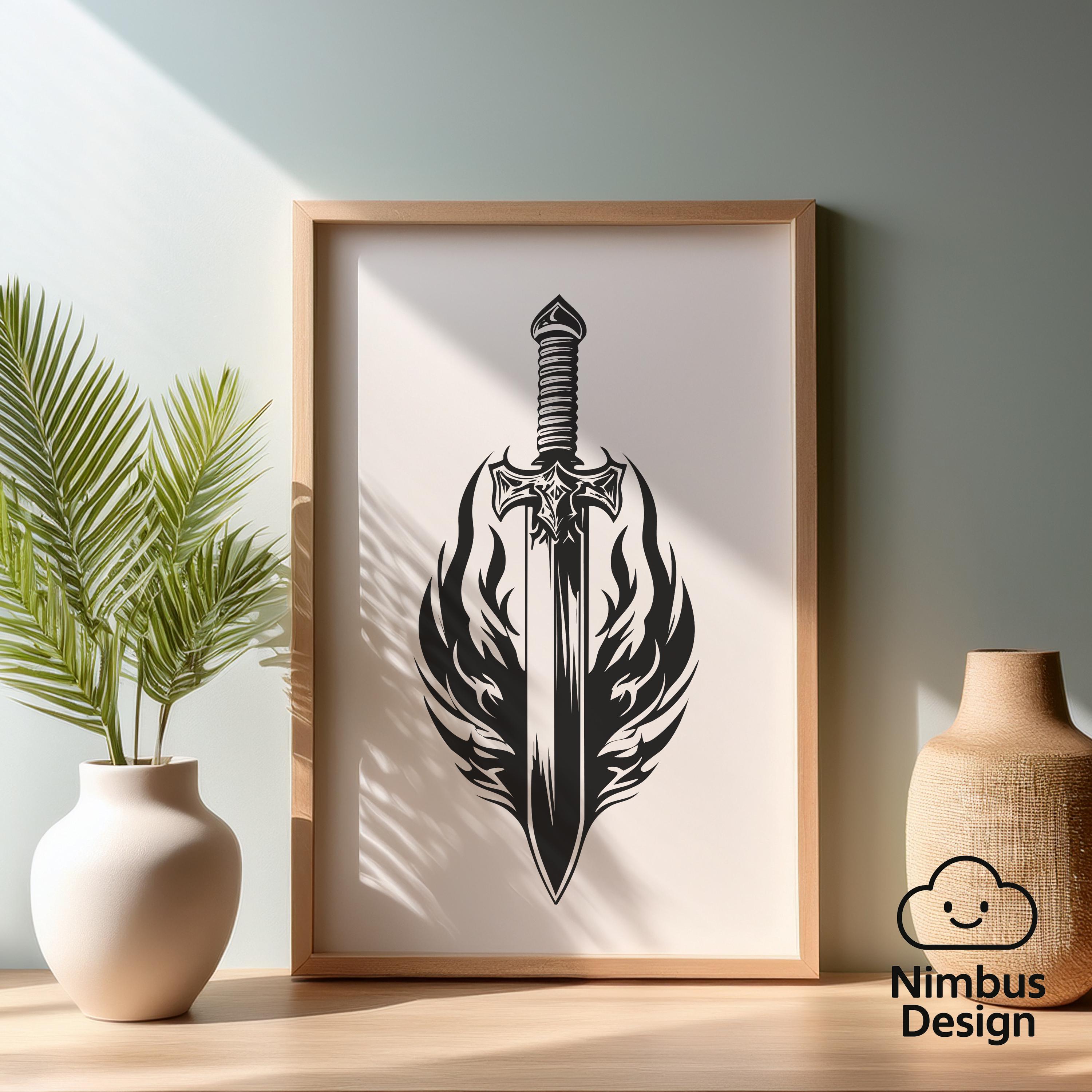 Sword SVG Bundle, Sword DXF, EPS, 4k Png, Pdf, Sword Cut File, Sword ...