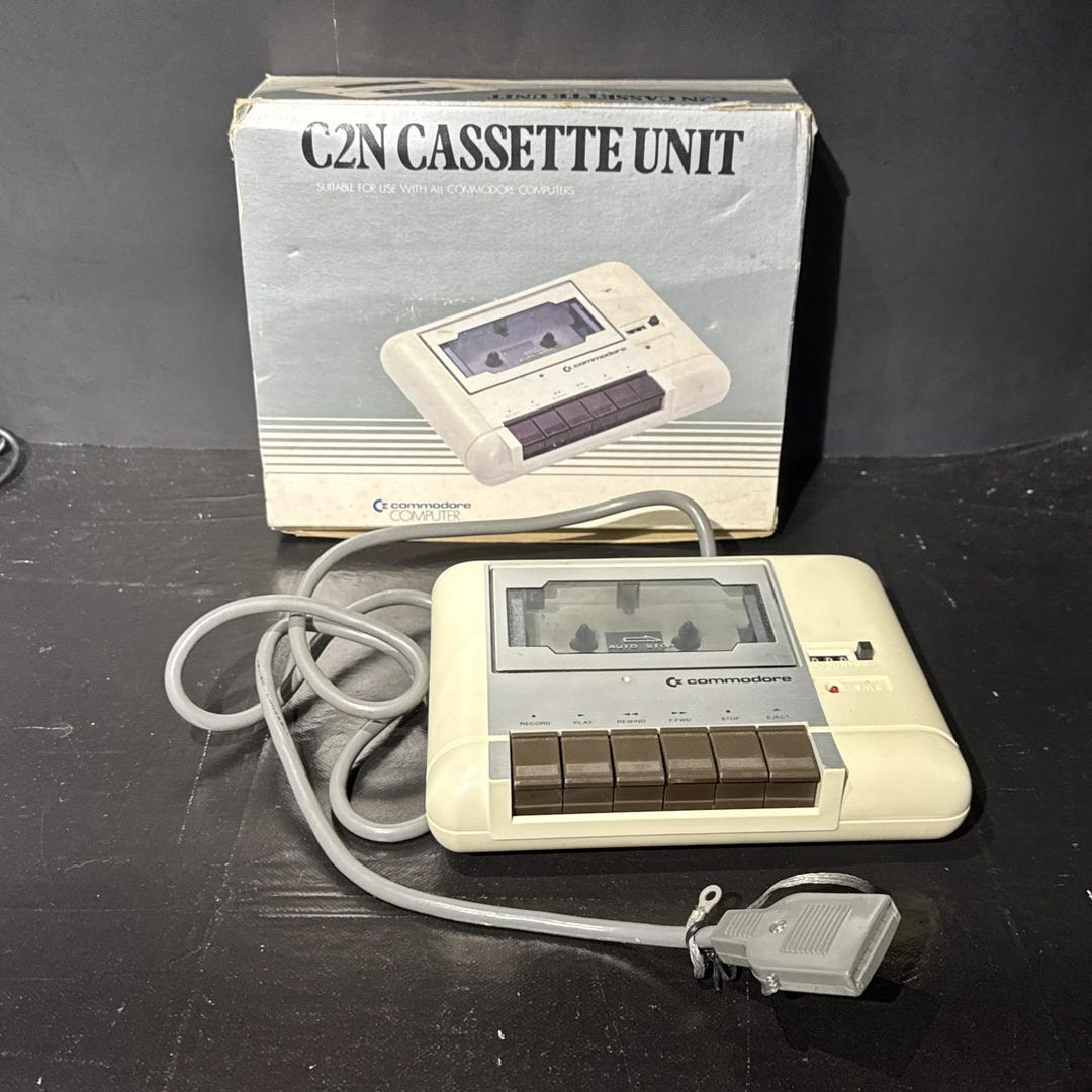 Commodore C2N Cassette Unit With Original Box *untested* - Etsy