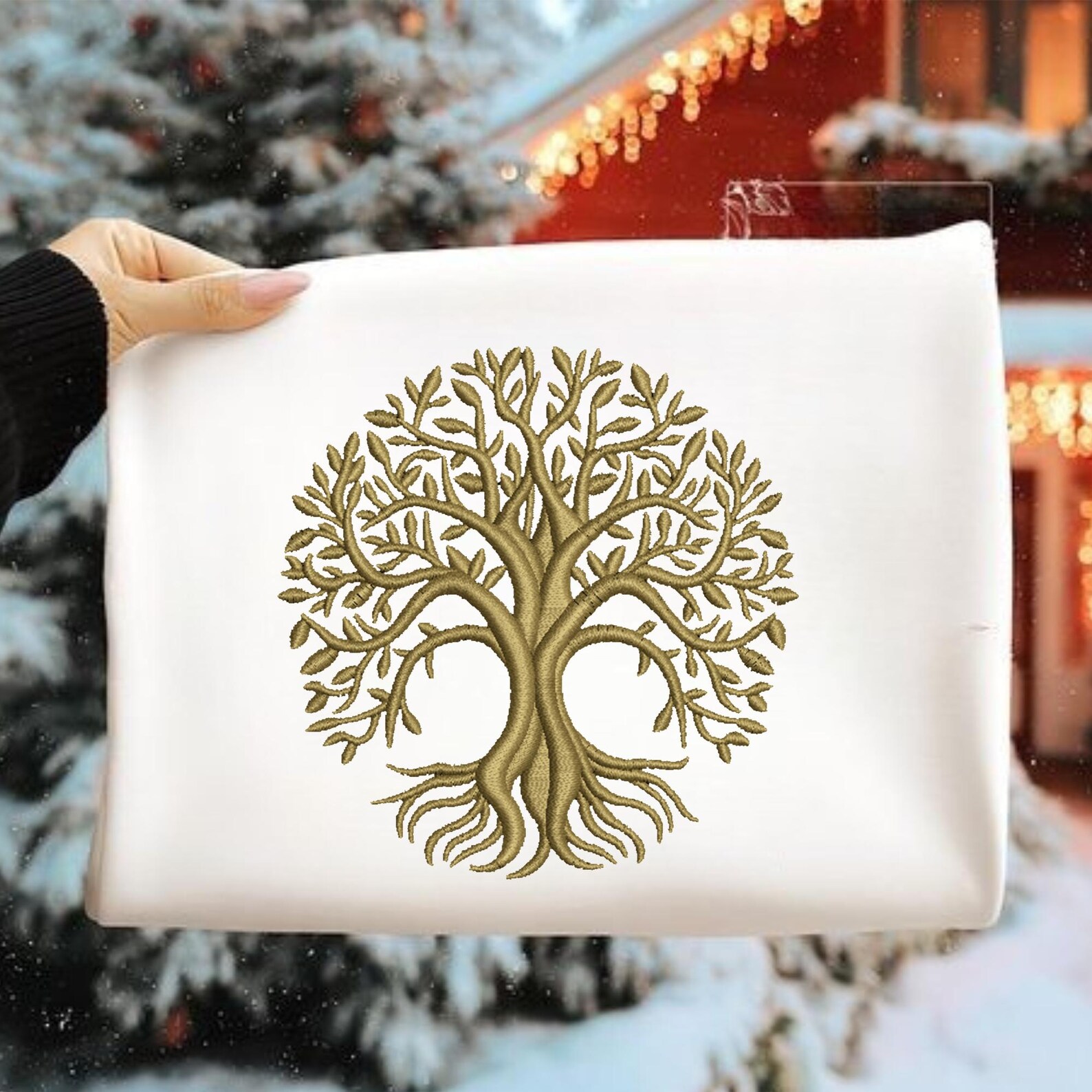 Tree of Life Embroidery Design, Machine Embroidery File 3 Sizes(digital ...