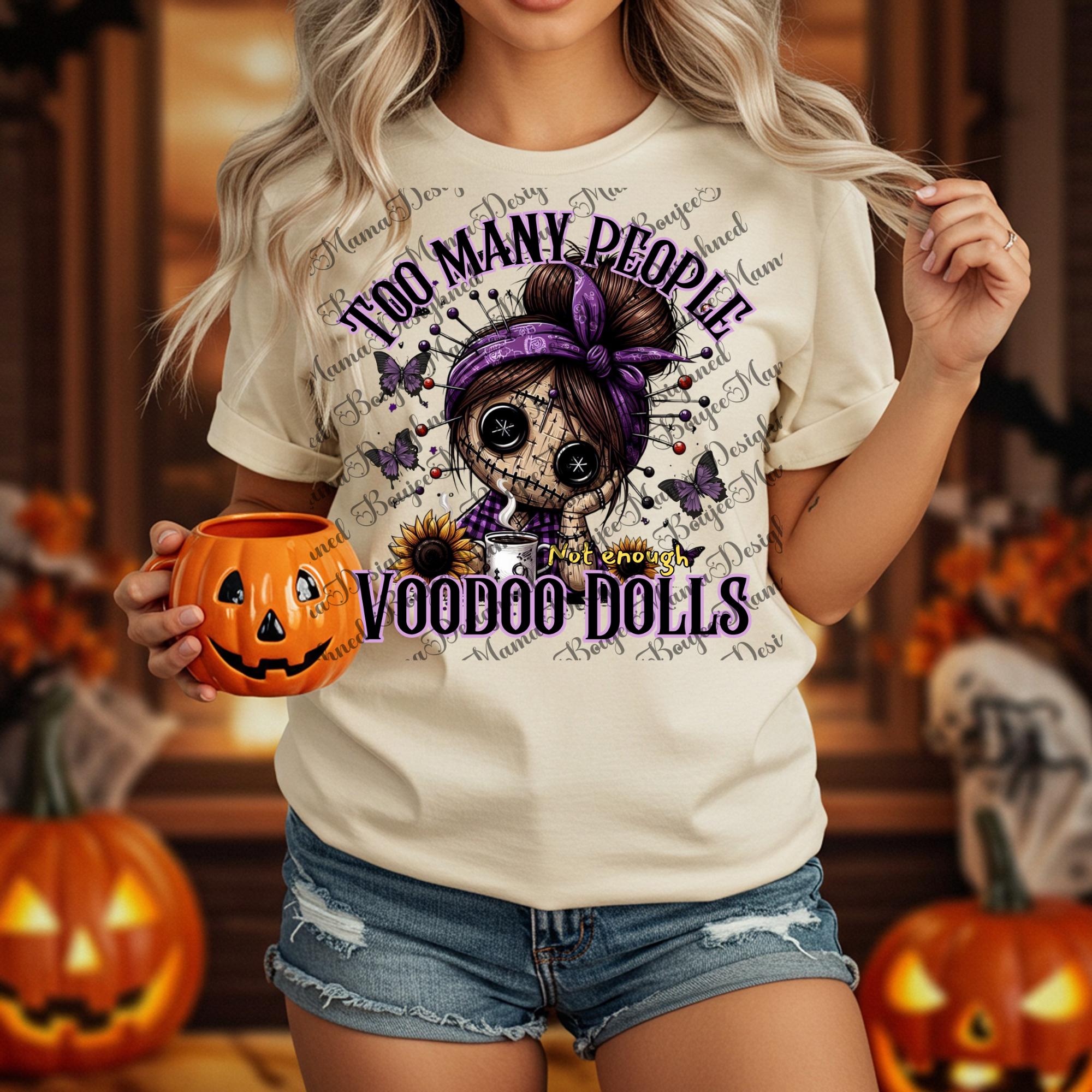 Voodoo Doll Sublimation Design, Sarcastic T-shirt PNG, Snarky Tshirt ...