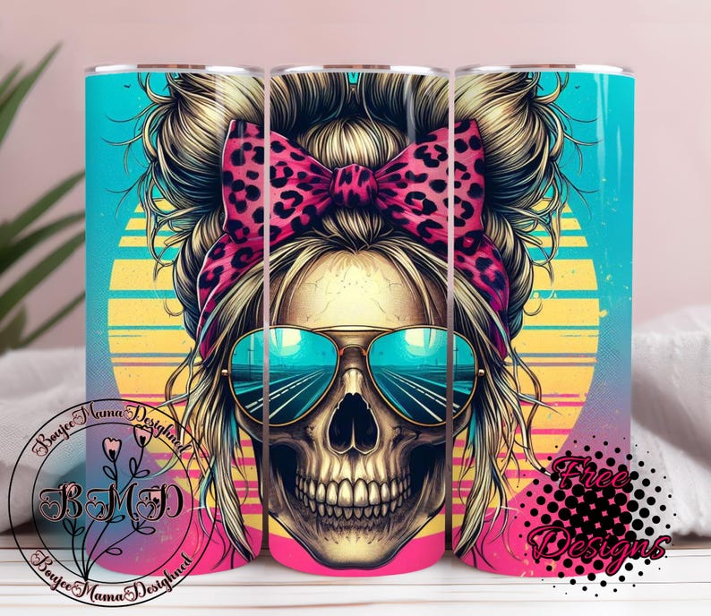 Rainbow Ocean Tumbler Wrap, Vacation Tumbler Png, Vibrant Beach Tumbler ...