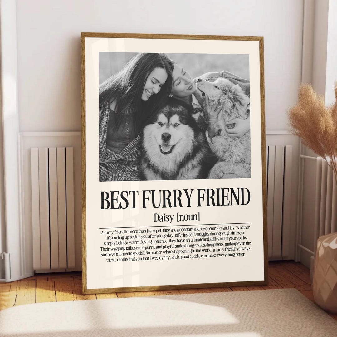Personalized Pet Definition Poster: Custom Dog & Cat Wall Art - Etsy