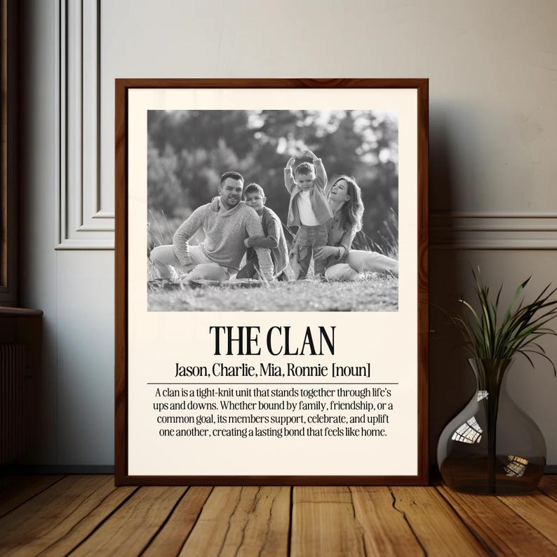 Personalized Clan Definition Print: Custom Family Wall Art - Etsy Canada