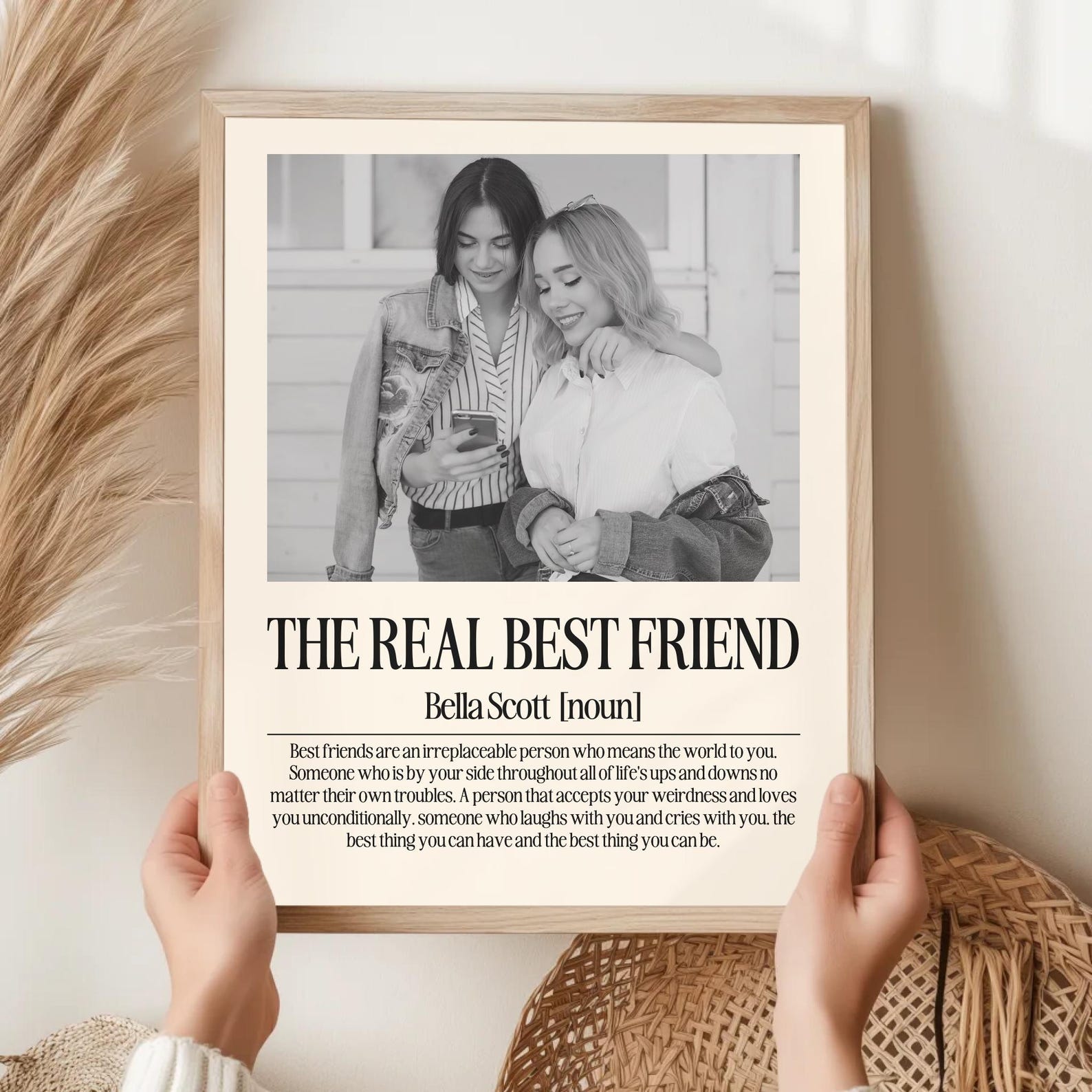 Personalized Friend Definition Art Print (digital File PNG Only) - Etsy