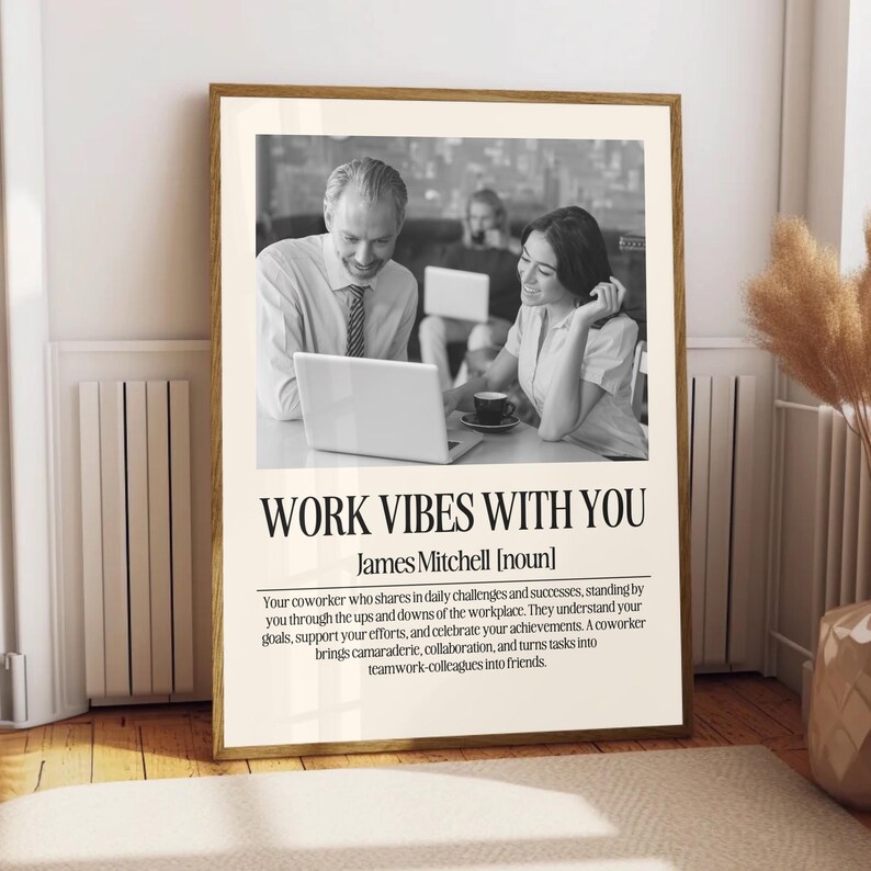 Personalized Coworker Definition Print: Custom Office Wall Art - Etsy