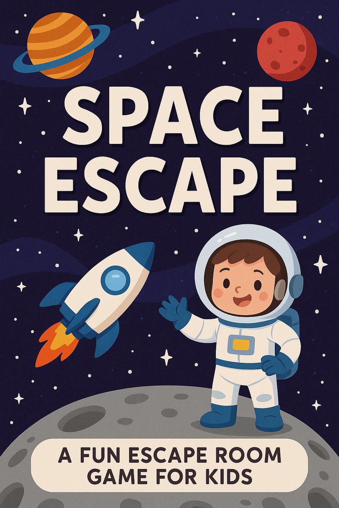 Space Escape Game for Kids – Printable Puzzle Adventure | Fun ...
