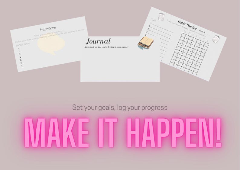 30-day Glow up Tracker Printable | Self-care Journal PDF | Digital ...