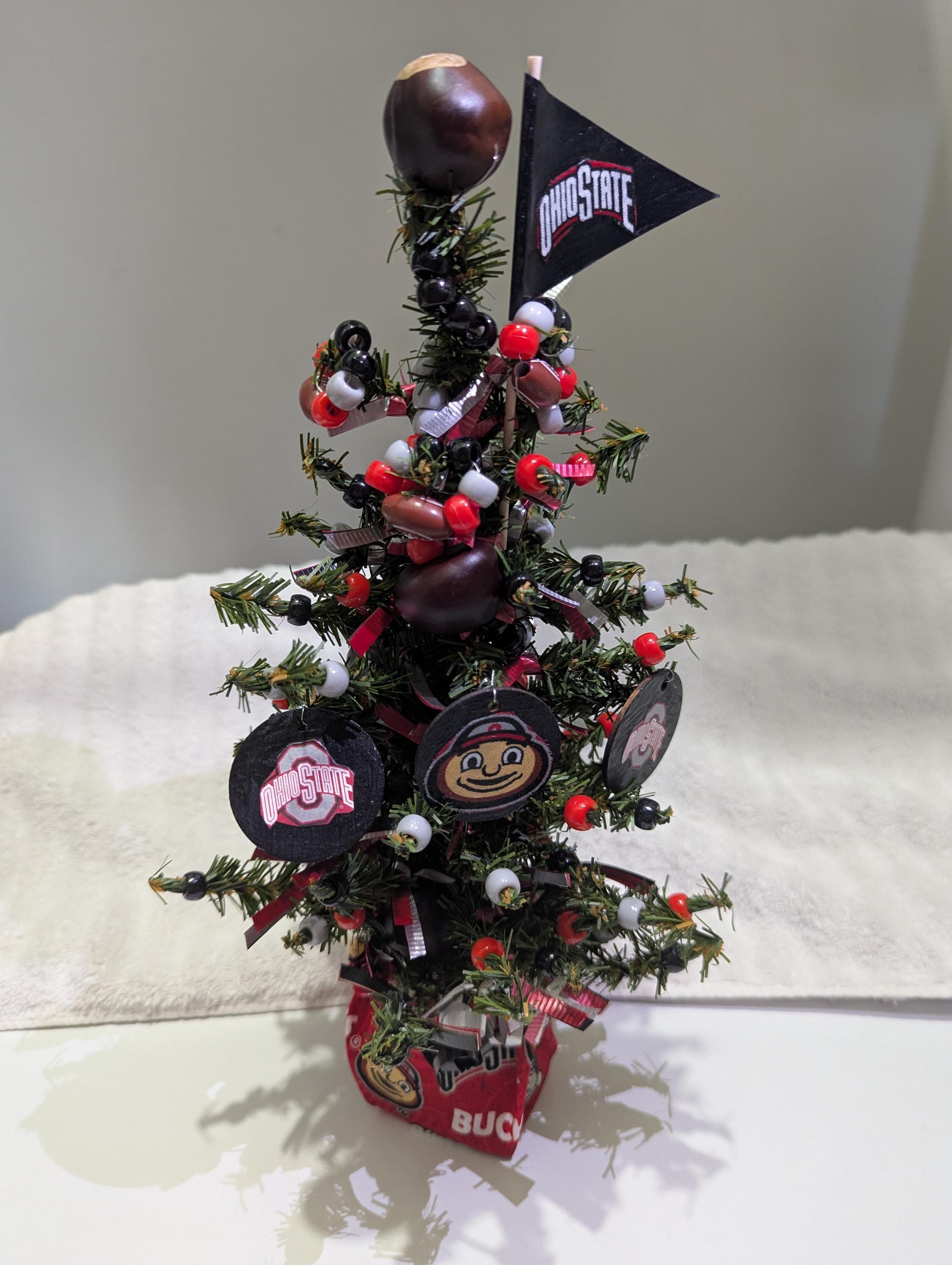 Ohio State Buckeyes Tree - Etsy