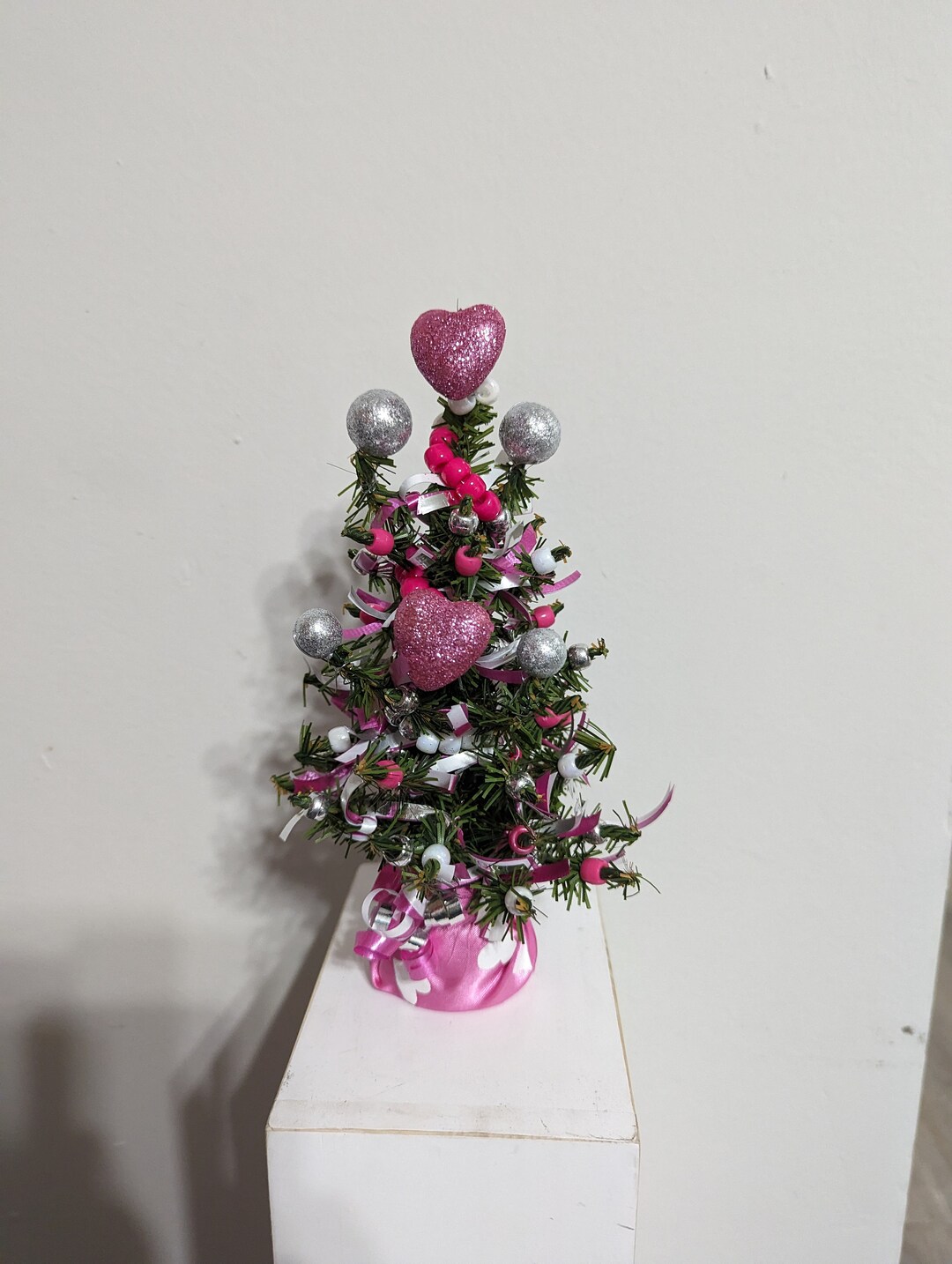 8 Inch Pink Valentine Sweetheart Tree - Etsy