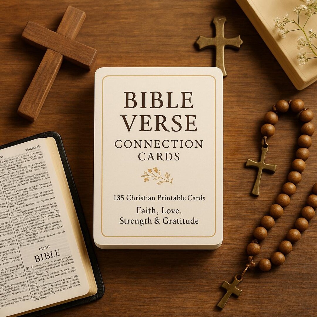 Bible Verse Connection Cards - Prayer Prompts - Digital Download - Etsy