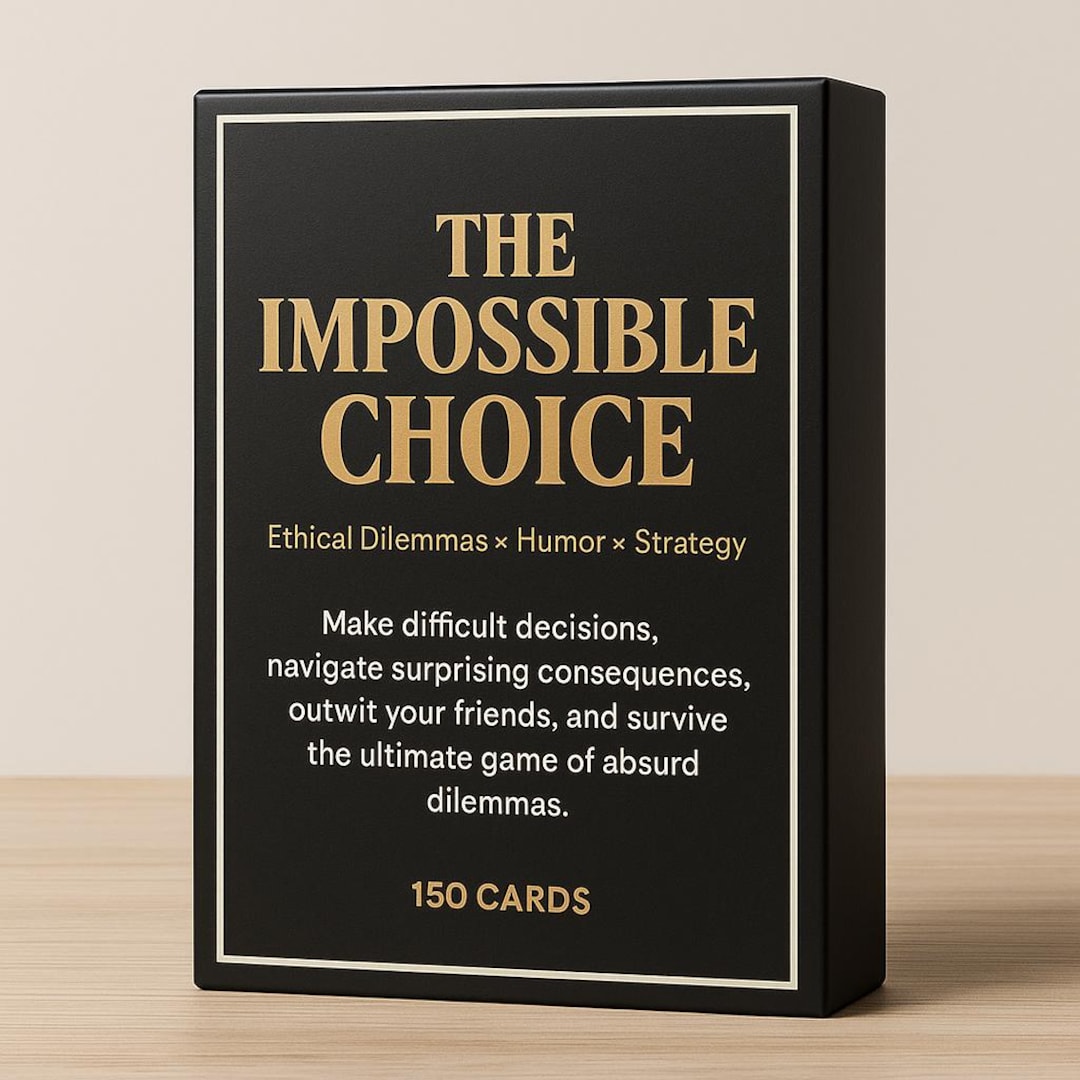 THE IMPOSSIBLE CHOICE™ – Printable Party Game - 150 Cards - Instant ...