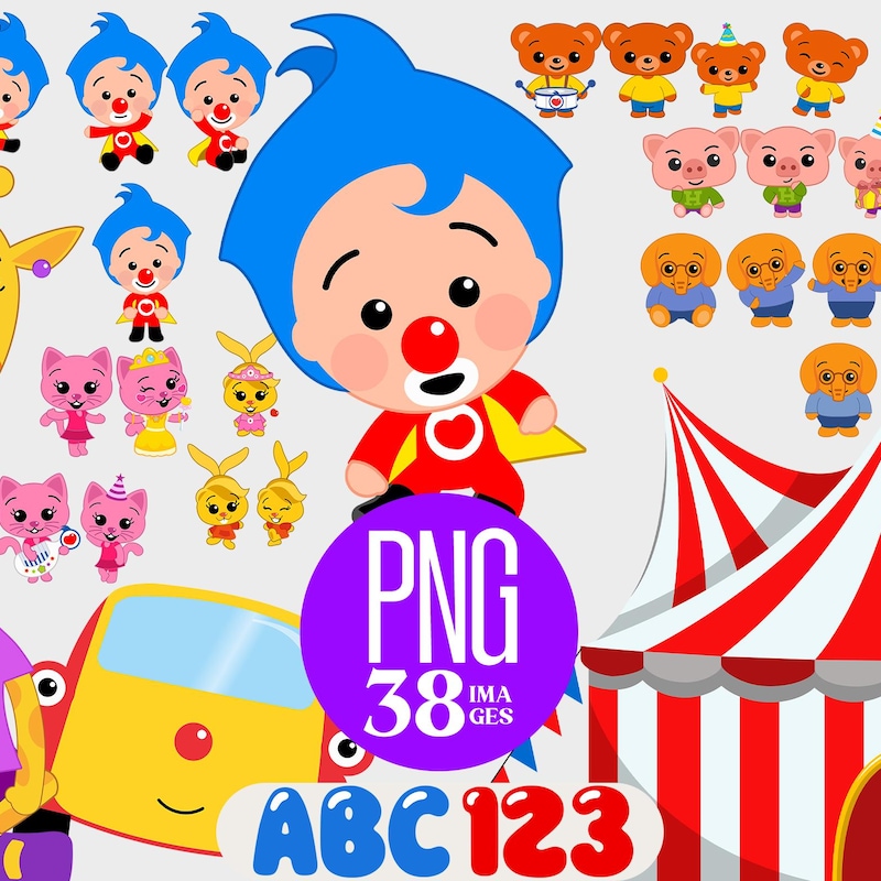 Plim Plim Characters Png - Etsy