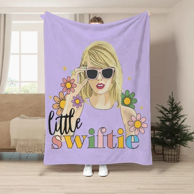 Taylor Blanket Swifty Gift Little Swiftie Blanket Eras Tour - Etsy